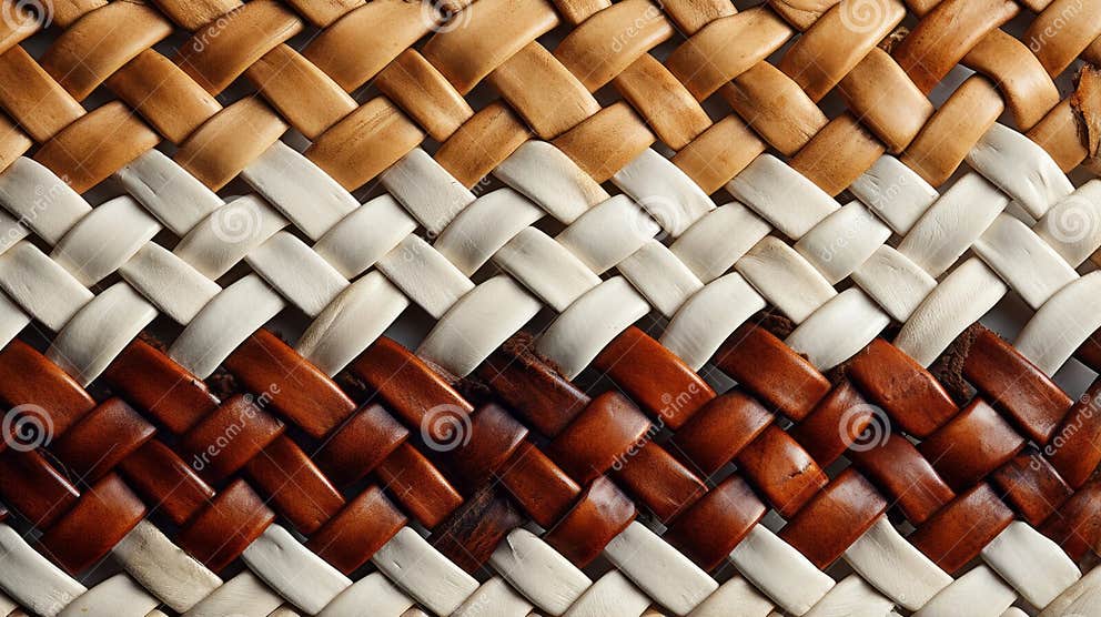A Close Up of a Woven Basket Background Stock Illustration ...