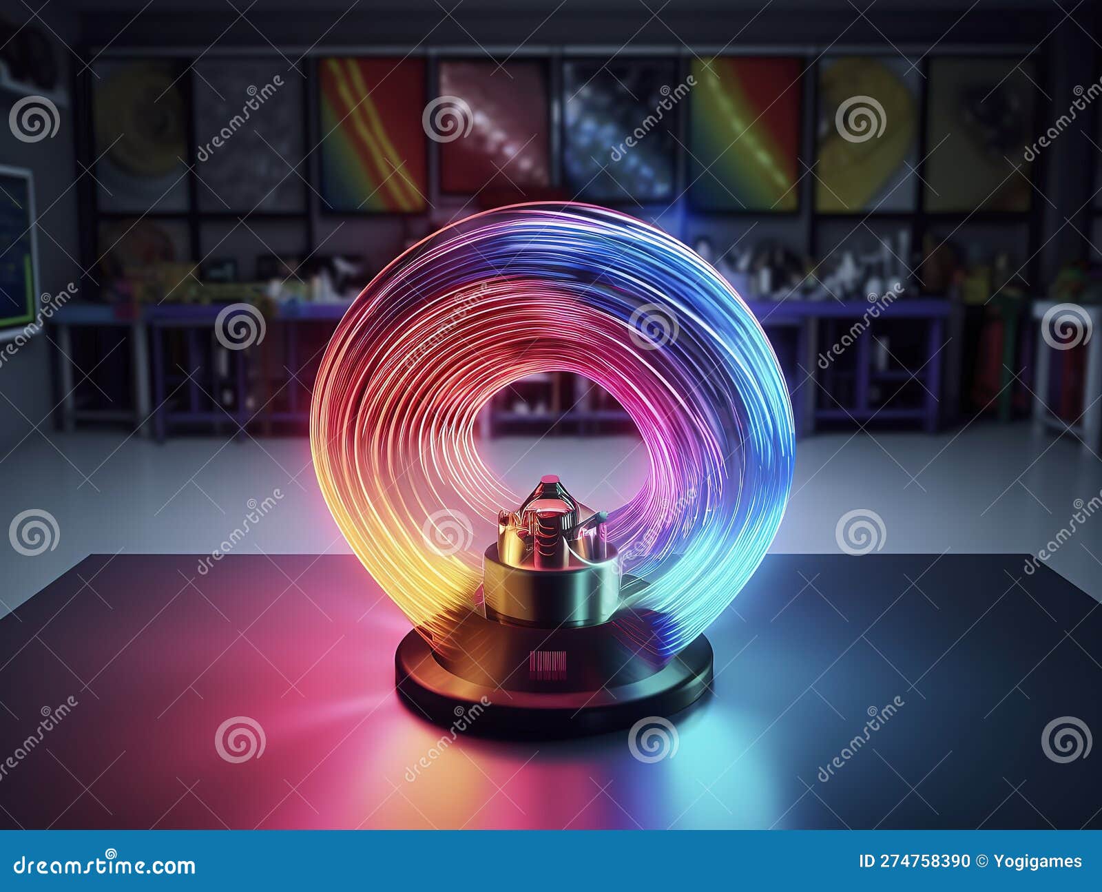 Explore AI-generated Art that Bends Light & Color, Blending Quantum ...