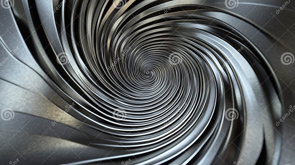 Mesmerizing Effect Pattern of Steel Waves Creating Dynamic Visual Stock ...