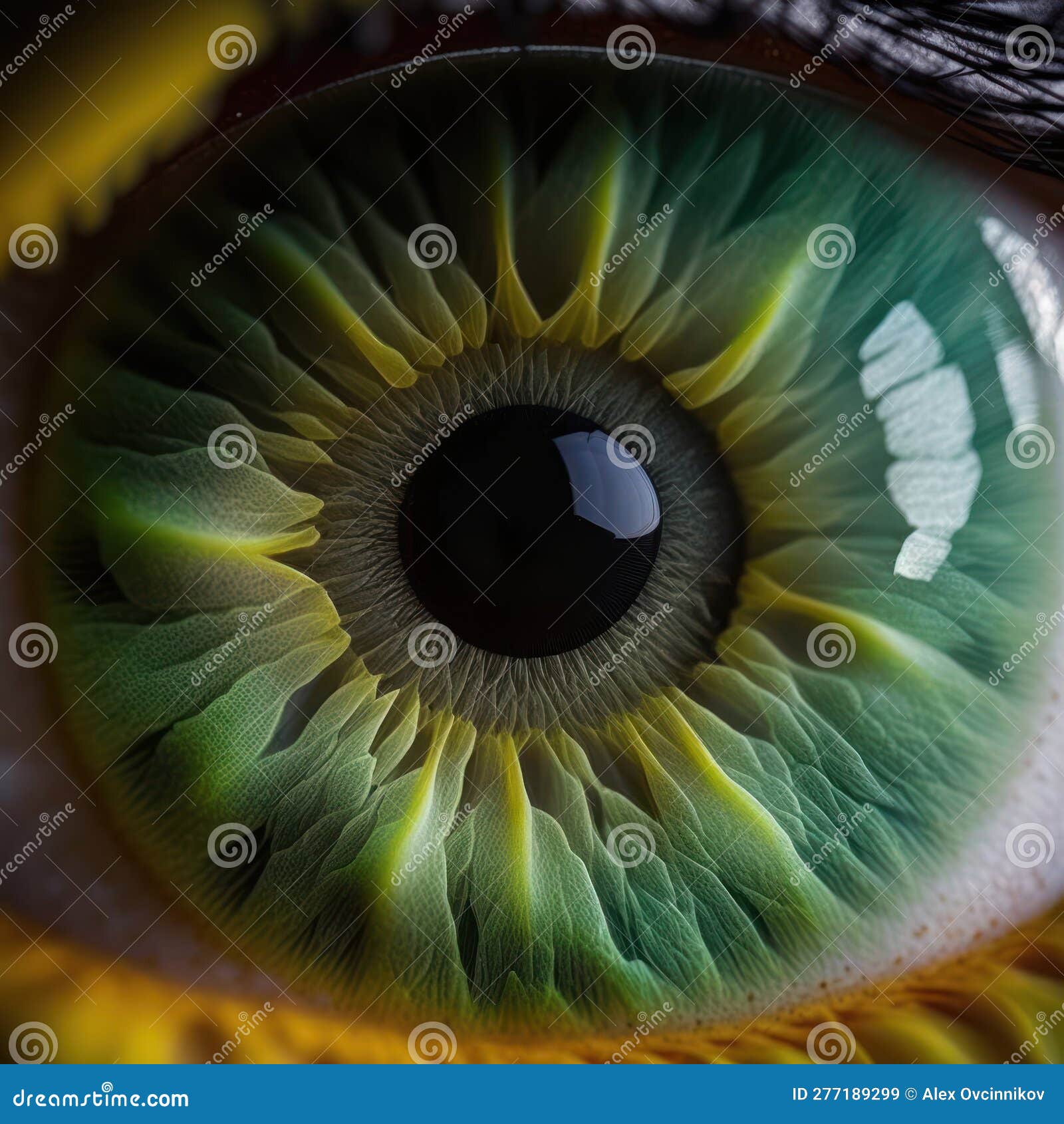 Mesmerizing Eye Close-Up for Posters and Web. Stock Illustration ...