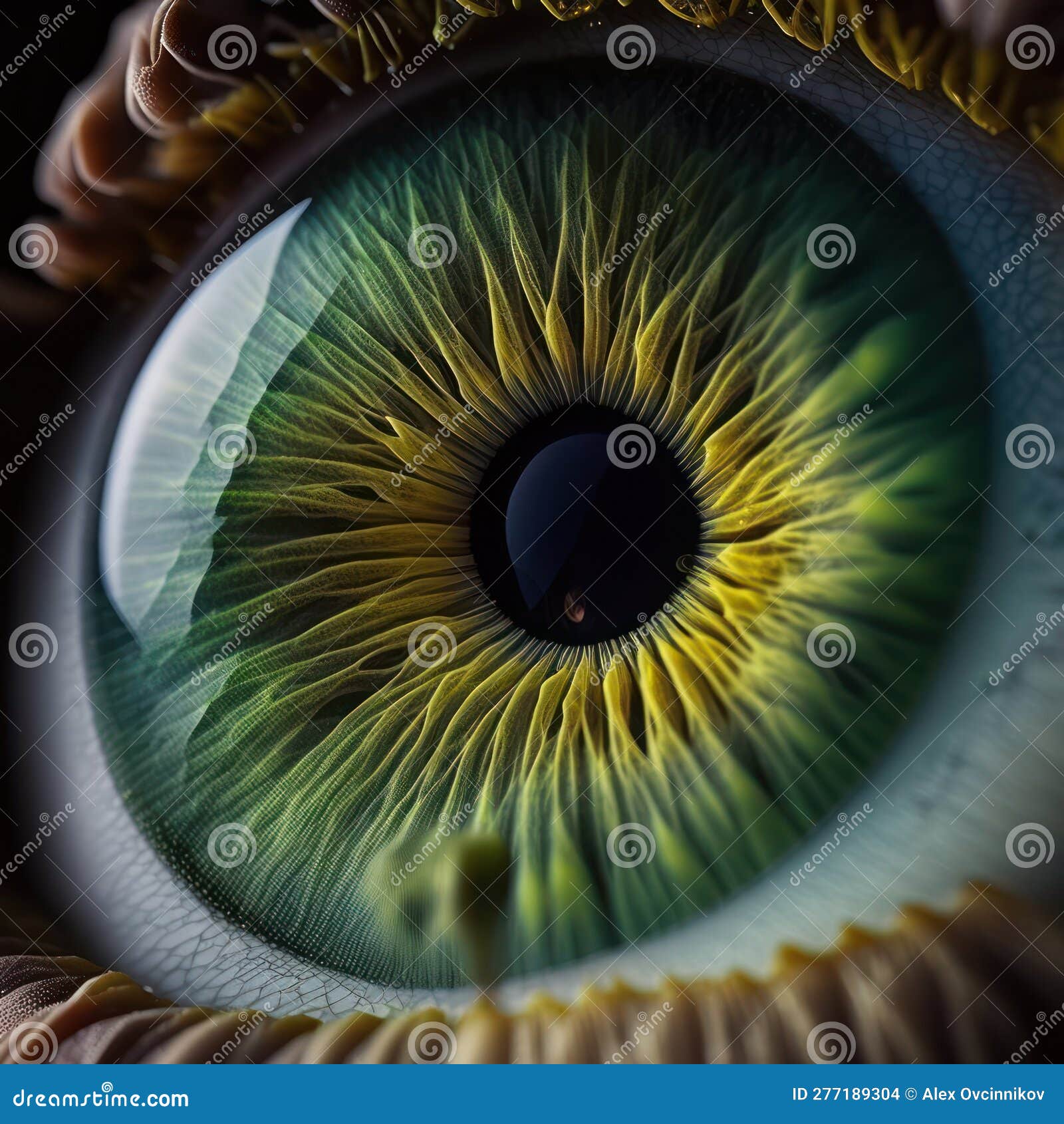 Mesmerizing Eye Close-Up for Posters and Web. Stock Illustration ...