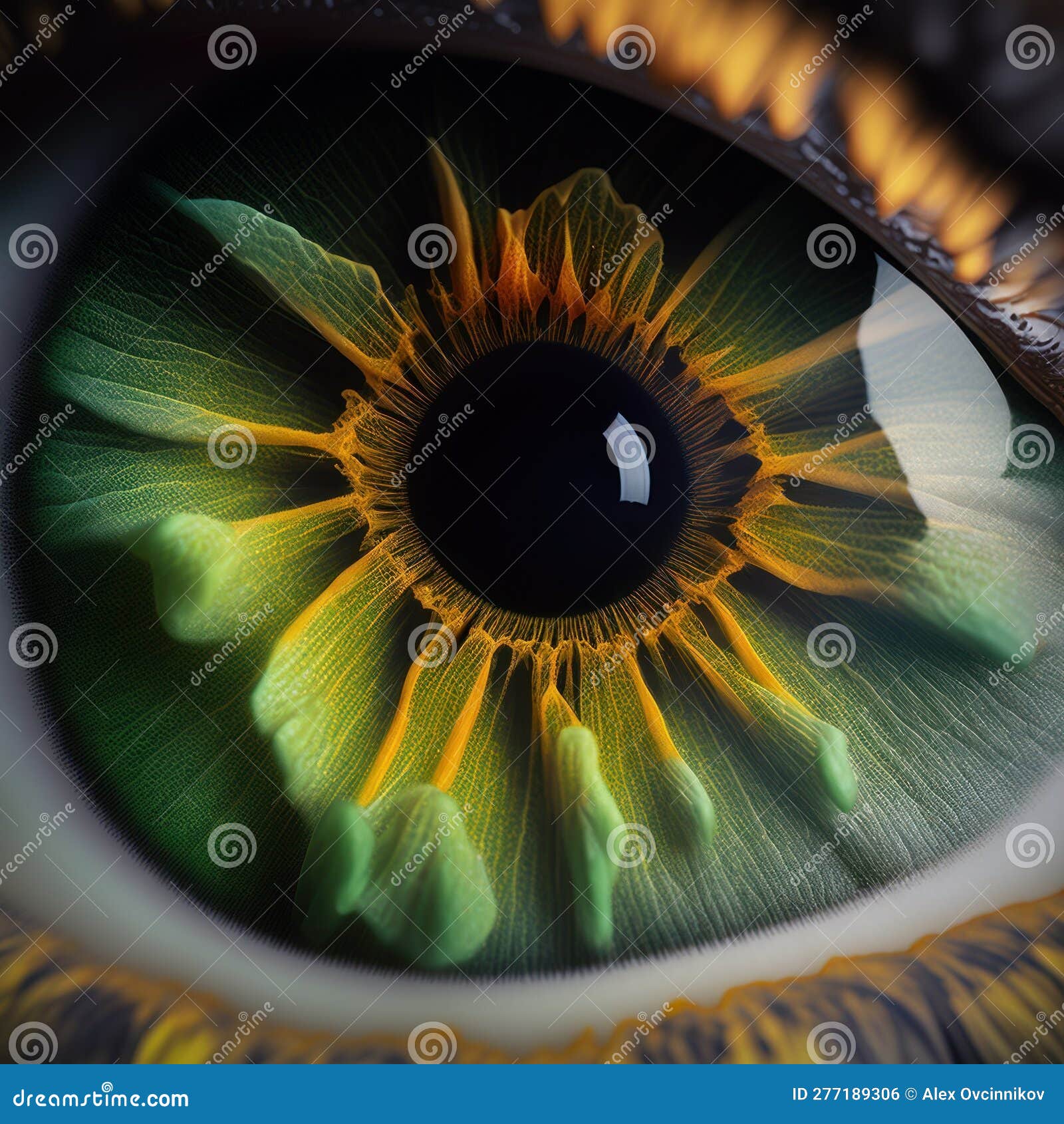 Mesmerizing Eye Close-Up for Posters and Web. Stock Illustration ...