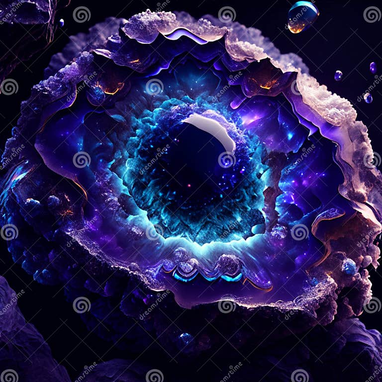 A Mesmerizing Geode Texture Background Unfolds, Revealing a Dazzling ...