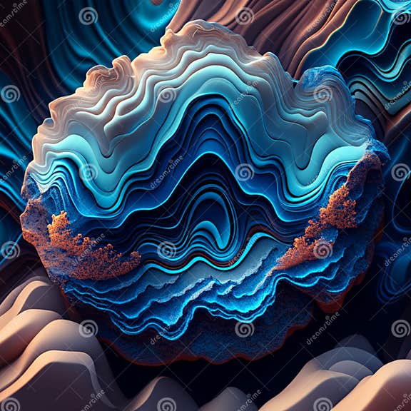 A Mesmerizing Geode Texture Background Unfolds, Revealing a Dazzling ...