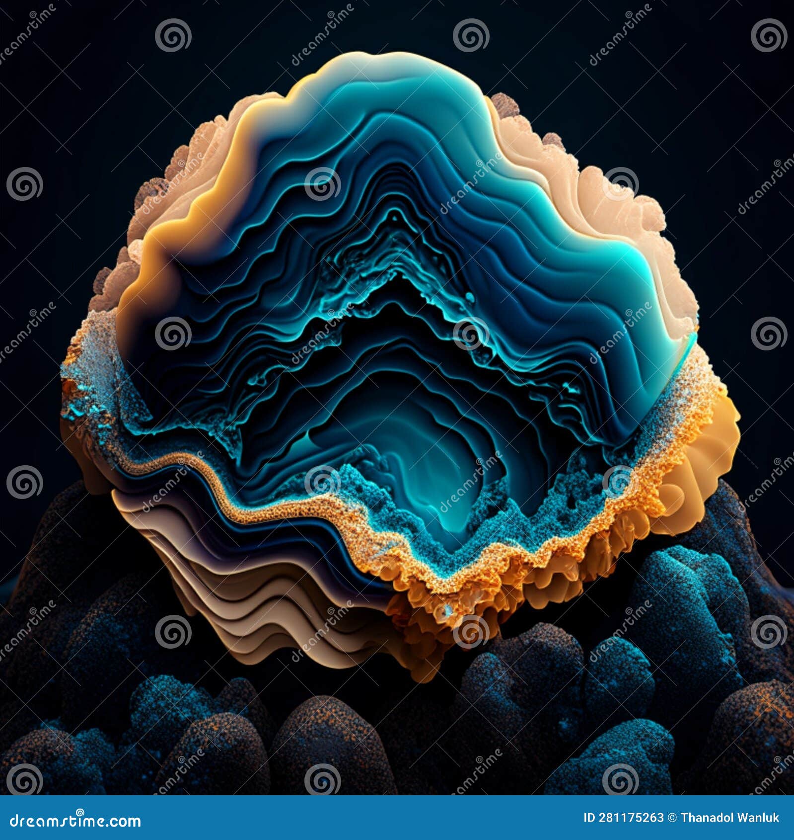 A Mesmerizing Geode Texture Background Unfolds, Revealing a Dazzling ...