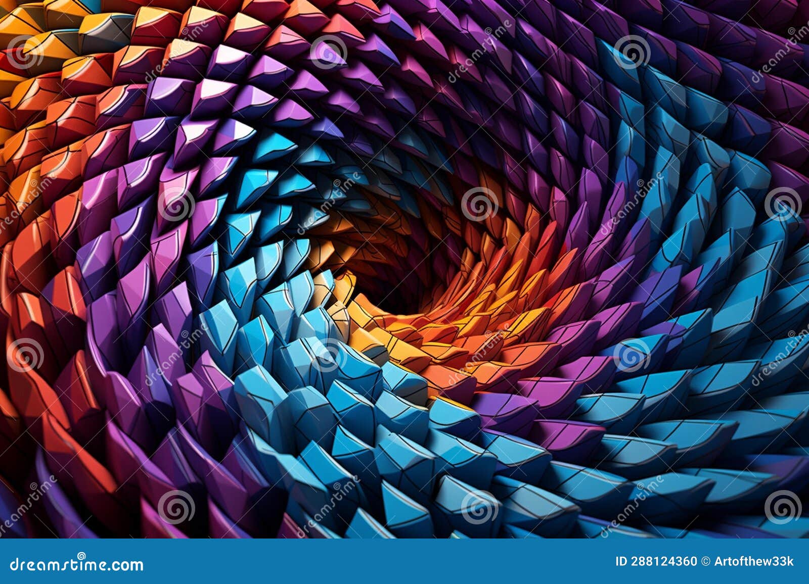 Mesmerizing Geometric Illusions: a Kaleidoscope of Colors and Depth ...