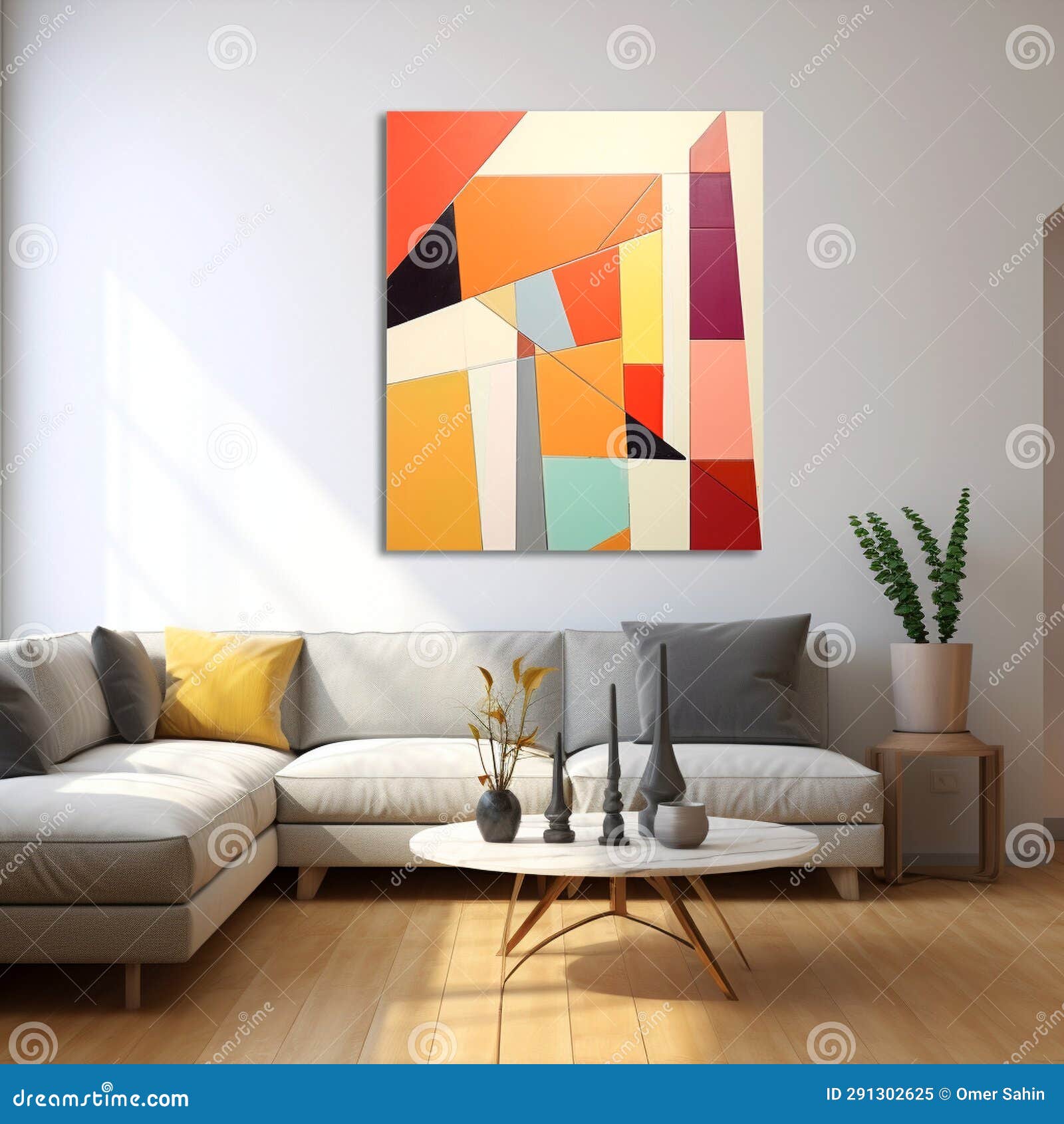 Mesmerizing Geometric Reflections Stock Illustration - Illustration of ...