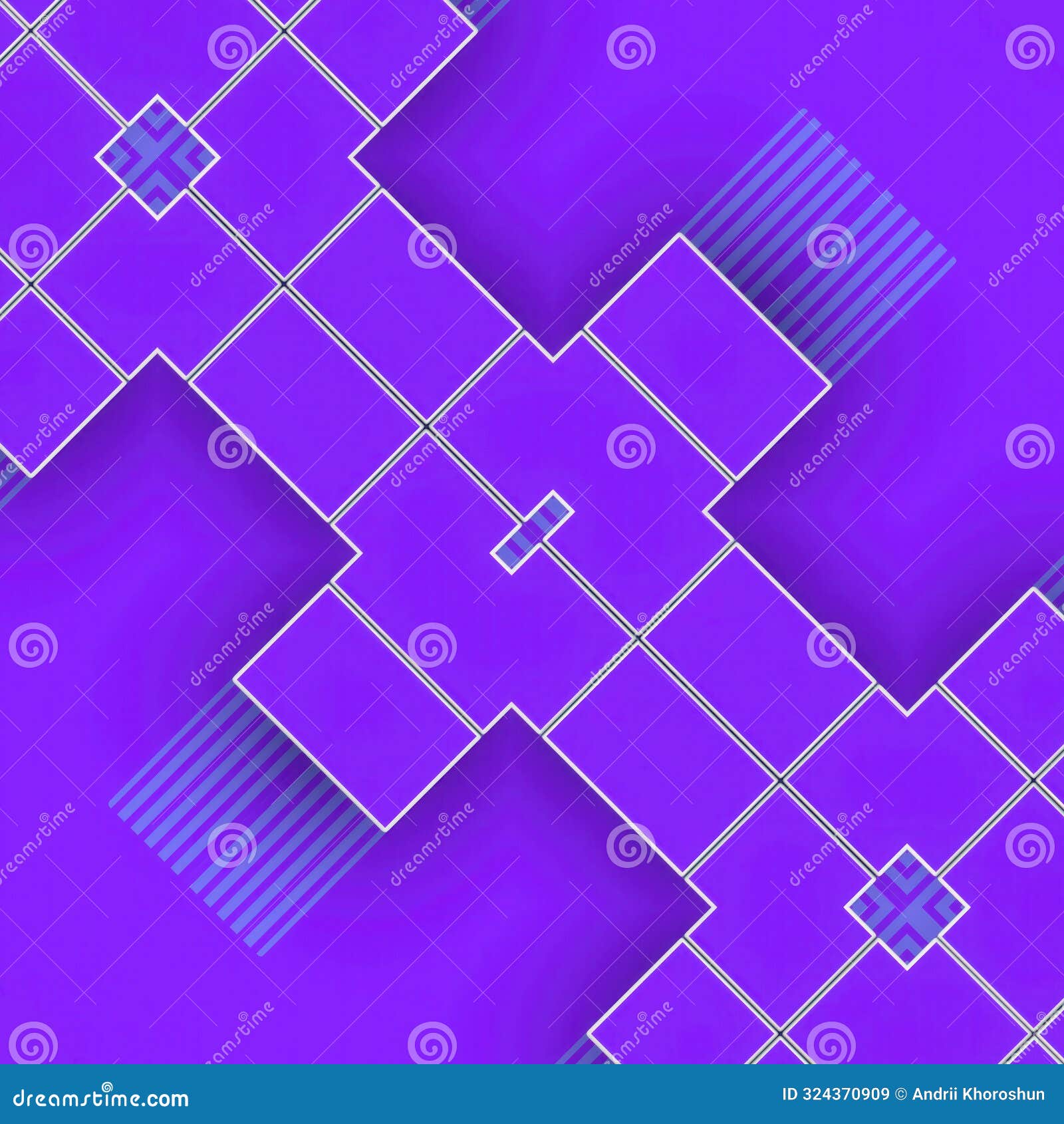 Mesmerizing Geometric Shapes and Patterns. 3d Rendering Illustration ...