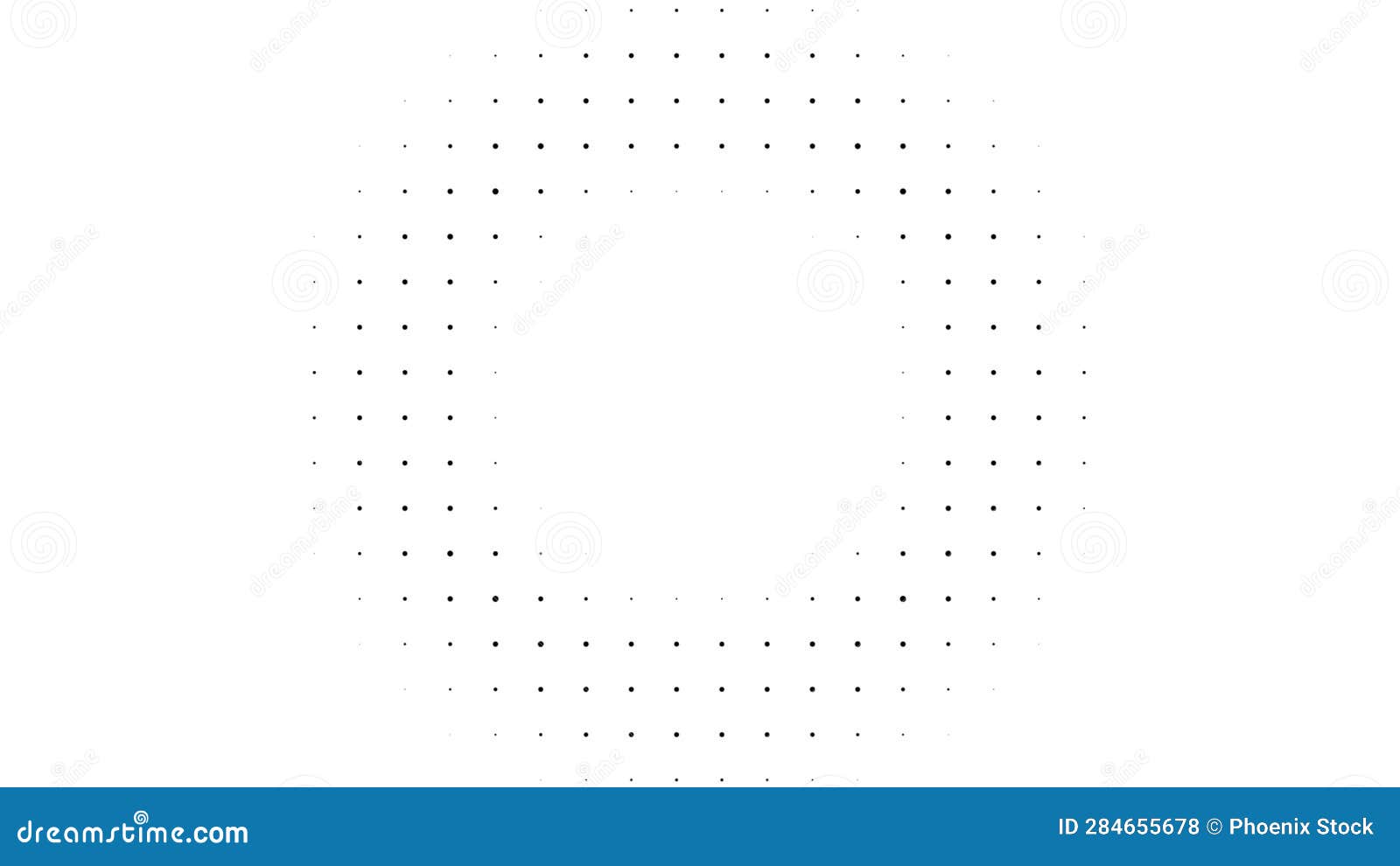Mesmerizing Haftone Circular Elliptical Transition: Seamless Loop Stock ...