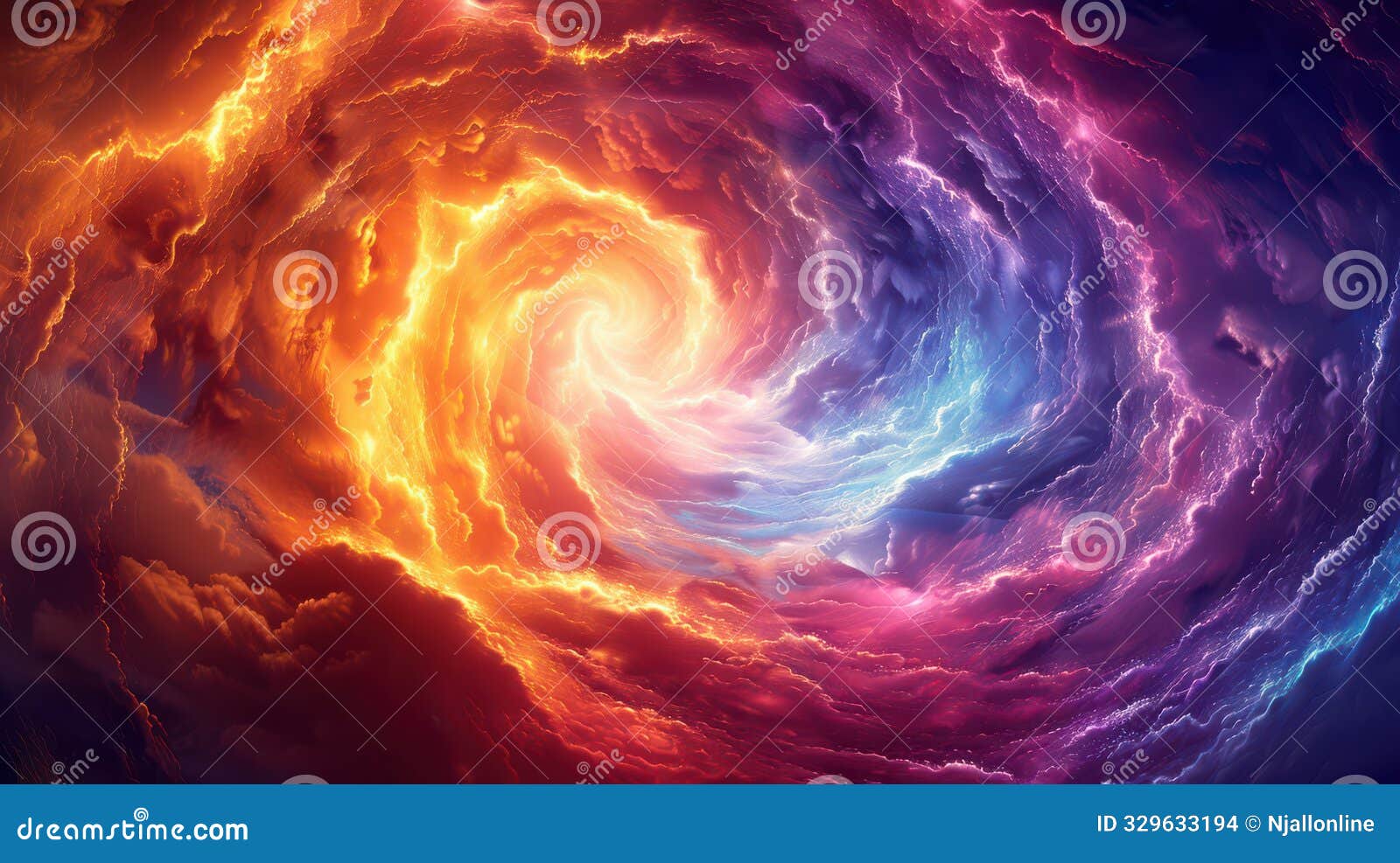 Celestial Vortex A Look Inside The Black Holes Illustration Wallpaper ...