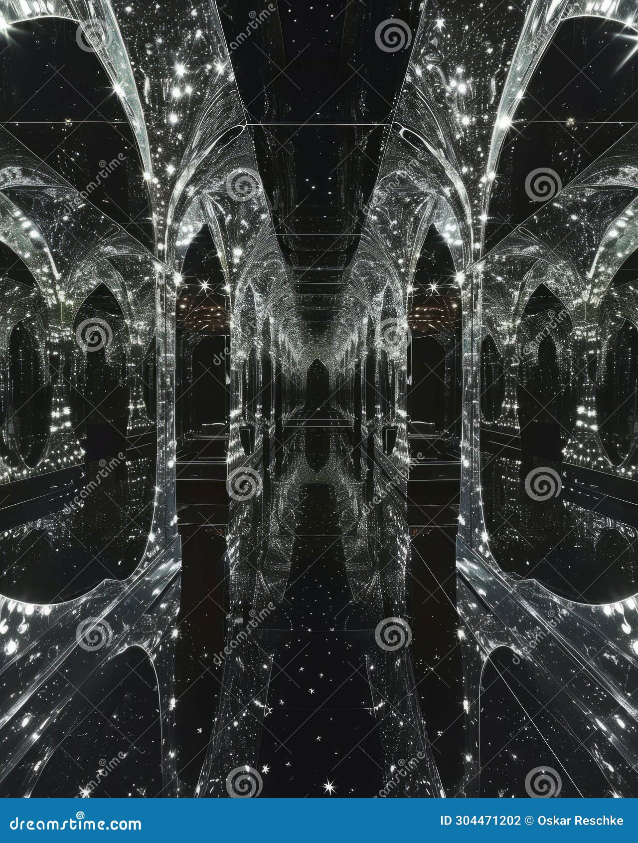 A Mesmerizing Image Capturing the Illusion of an Infinite Corridor of ...