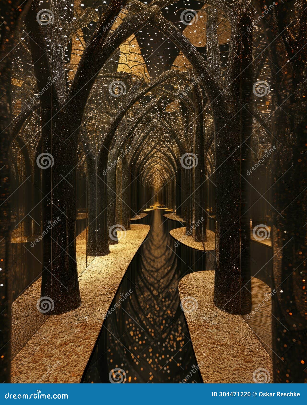 A Mesmerizing Image Capturing the Illusion of an Infinite Corridor of ...