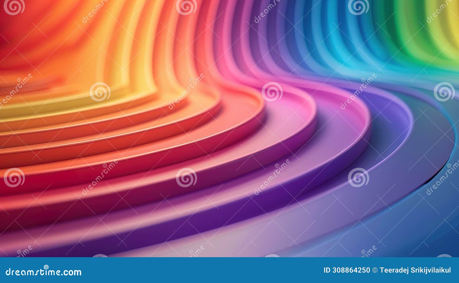 Smooth Concentric Random Offset White Rings Or Circles Background ...
