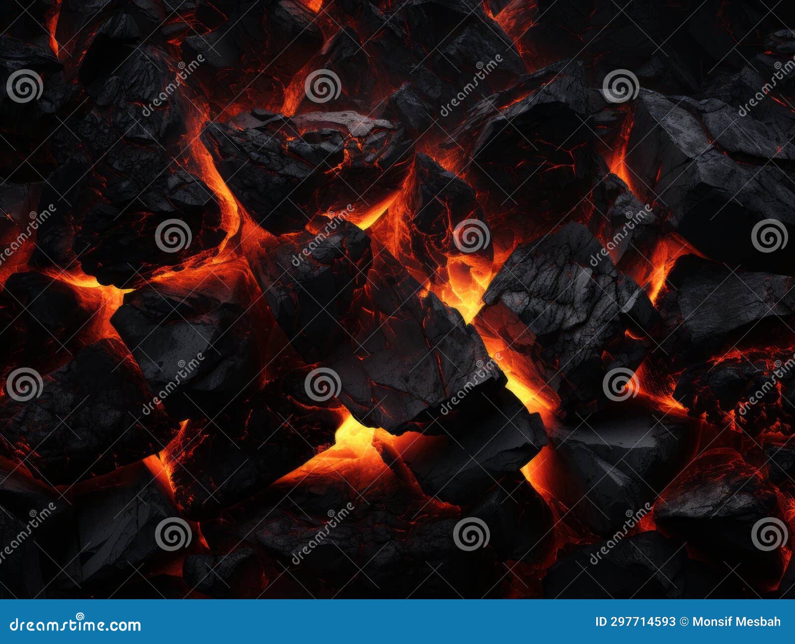 Enthralling Depths of a Coal Fire: Unleashing Hidden Mysteries Stock ...
