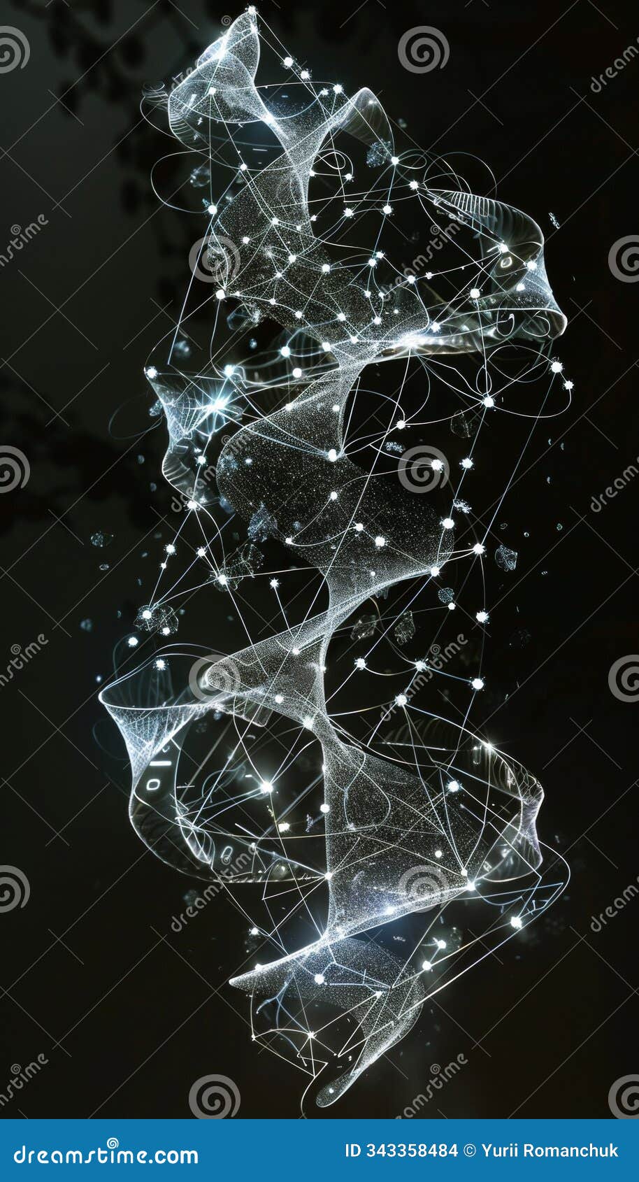 A Mesmerizing Image Merging Spider Web, Dna Strands, and a Network ...