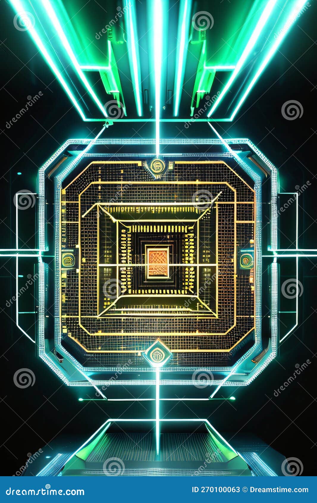 Abstract, Shiny Modern Technological Artifact with a Futuristic Feel ...