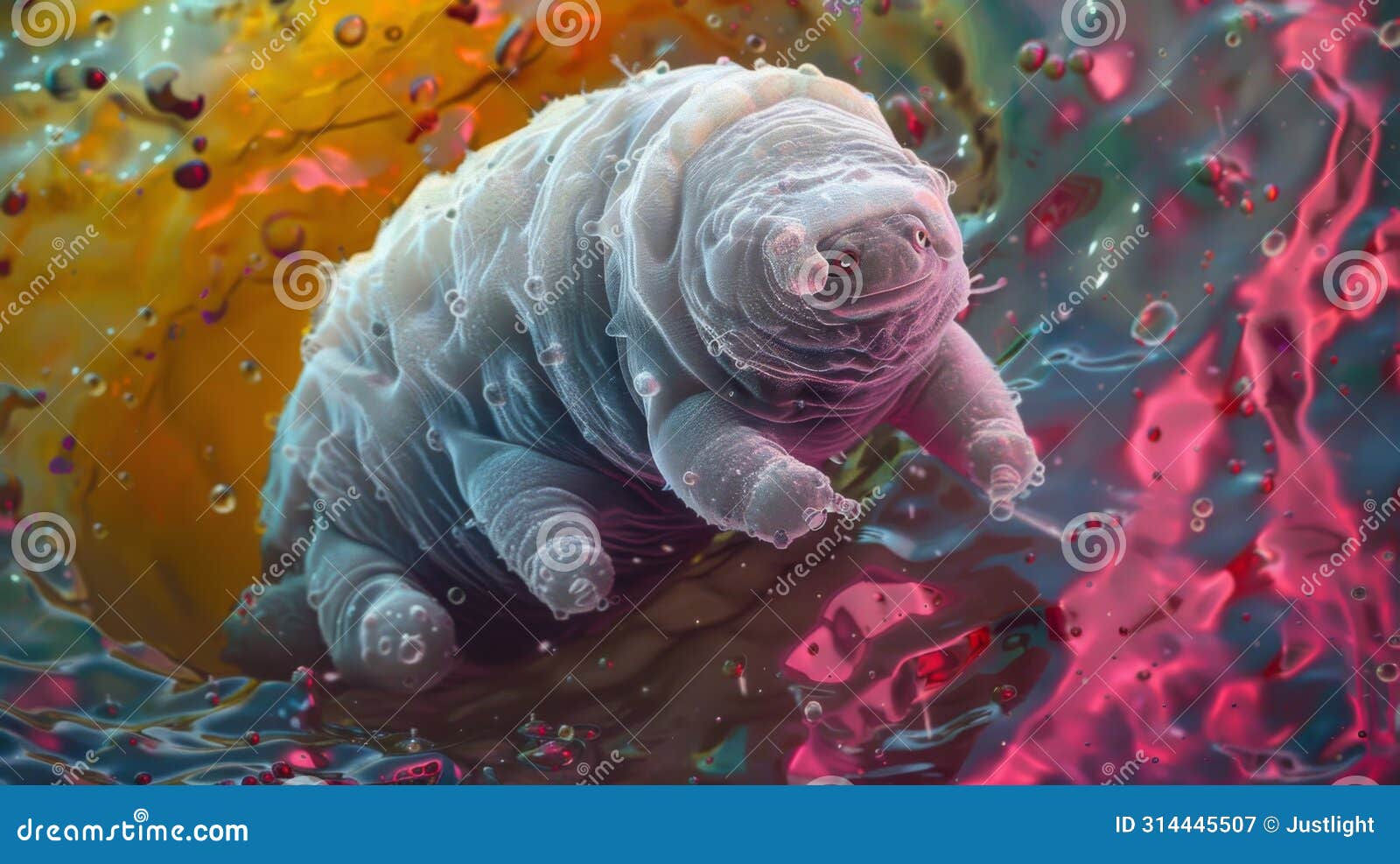 A Mesmerizing Image of Tardigrades Suspended in a Drop of Water ...