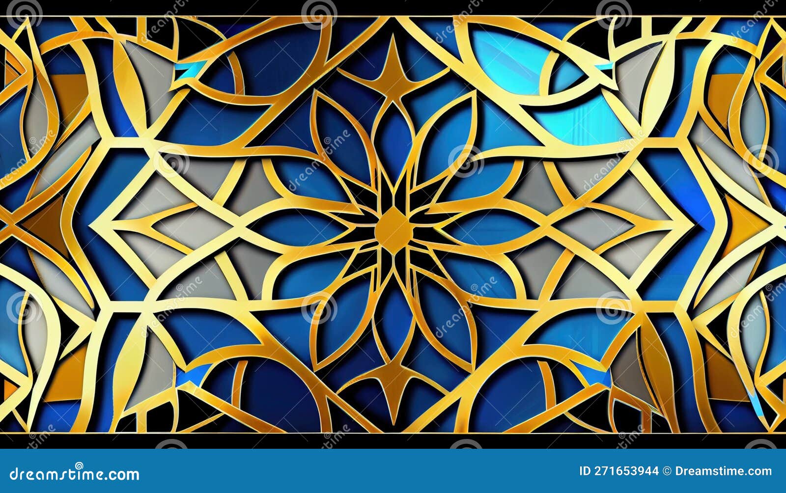 Mesmerizing Islamic Geometric Patterns: Seamless Vector Illustration In ...