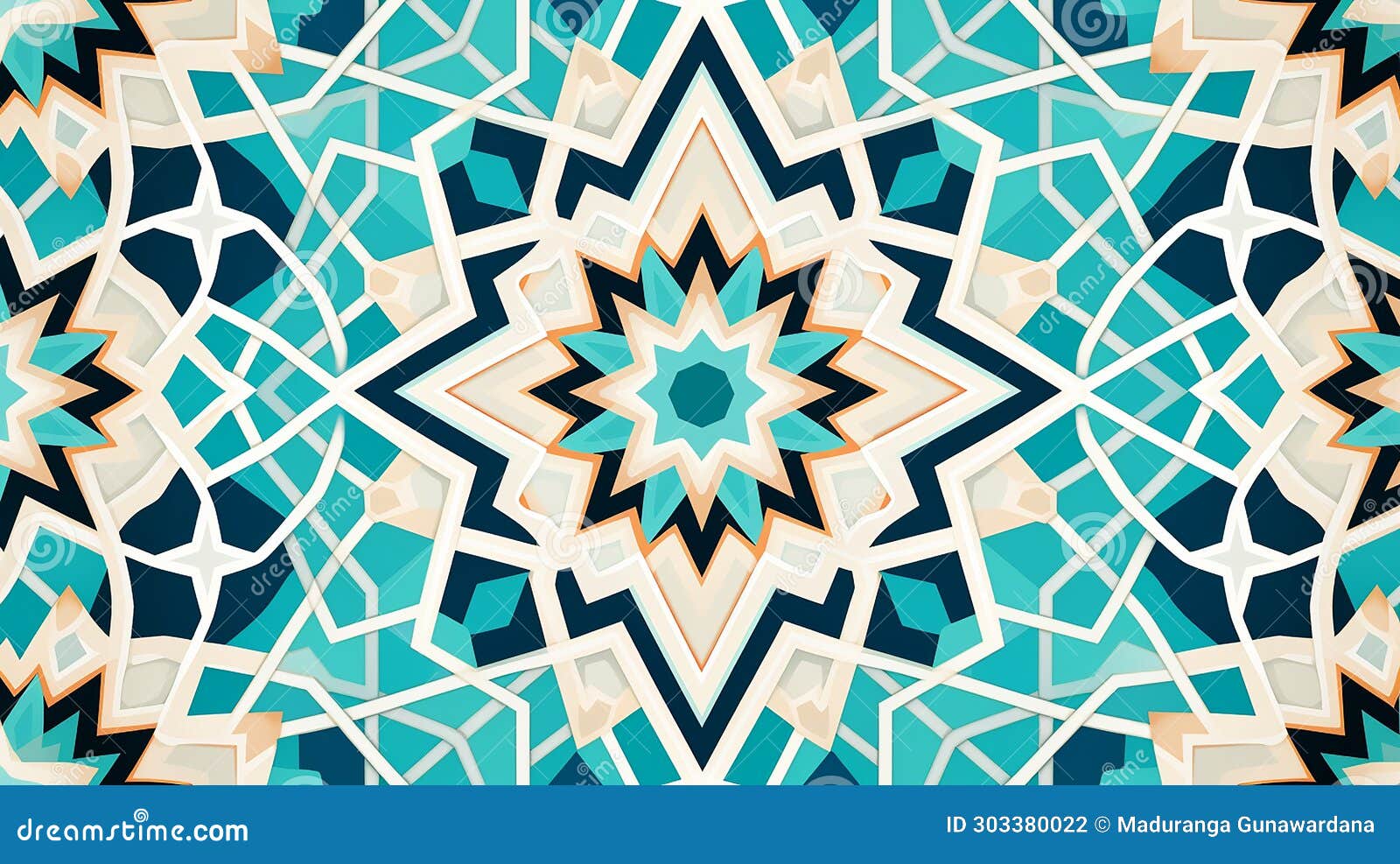 Mesmerizing Islamic Geometric Patterns: Seamless Vector Illustration In ...