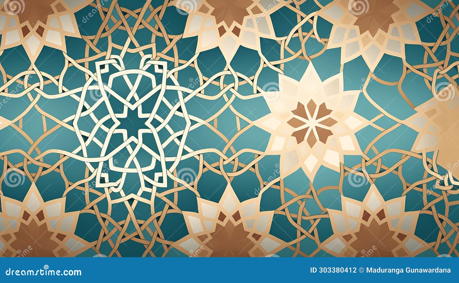 Mesmerizing Islamic Geometric Patterns: Seamless Vector Illustration In ...