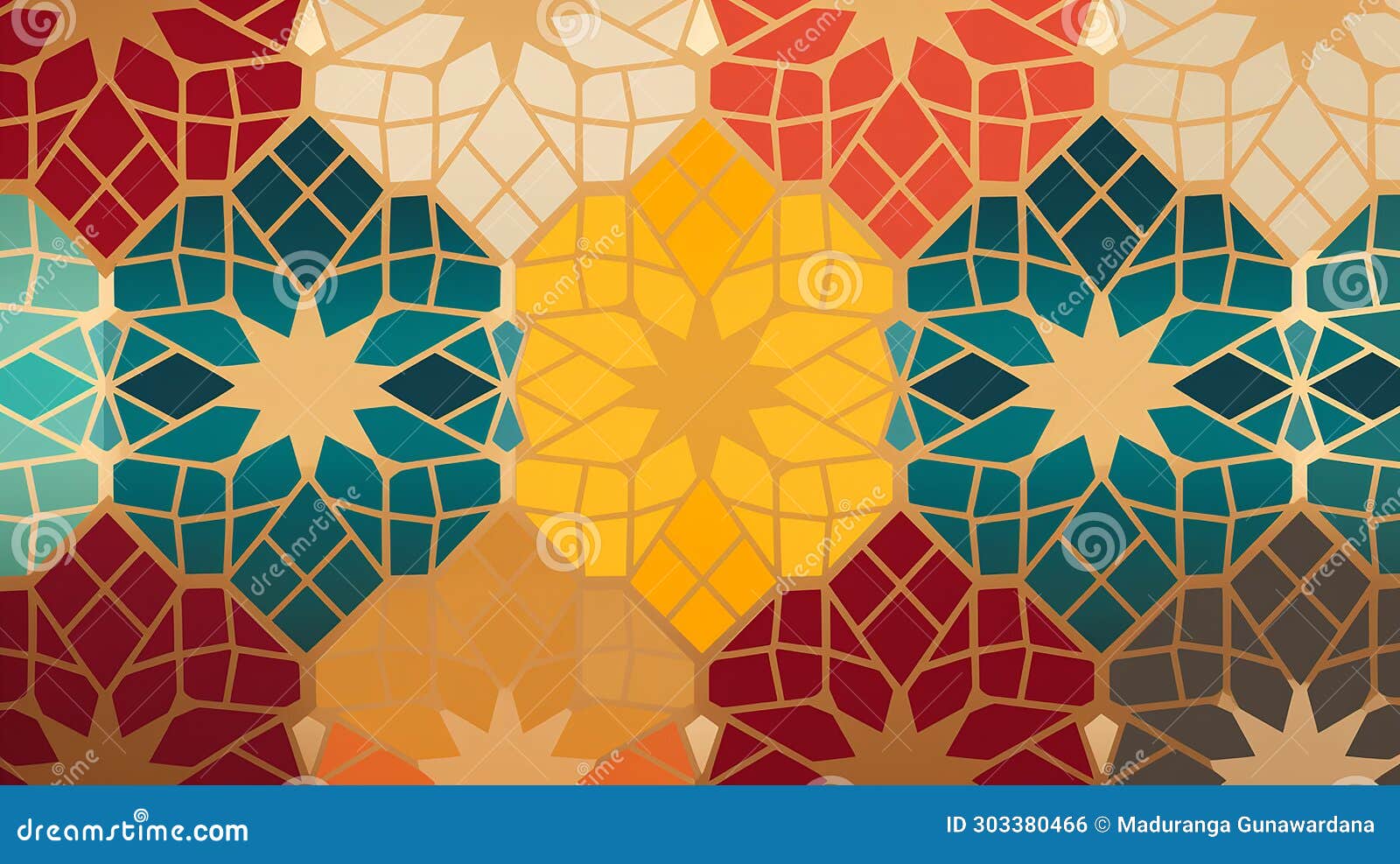 Mesmerizing Islamic Geometric Patterns: Seamless Vector Illustration in ...