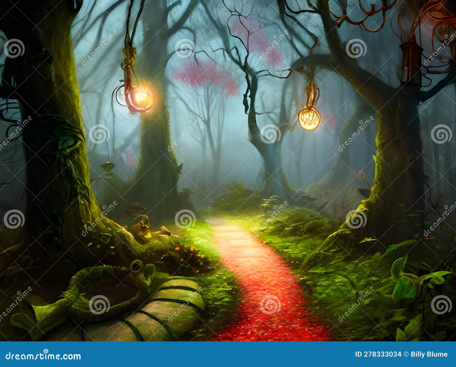 Mesmerizing Magic of the Mythical Enchanted Forest Seq 21 of 51 Stock ...