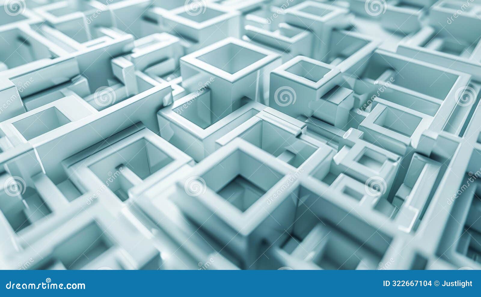 A Mesmerizing Maze of Intersecting Lines and Geometric Shapes Captured ...