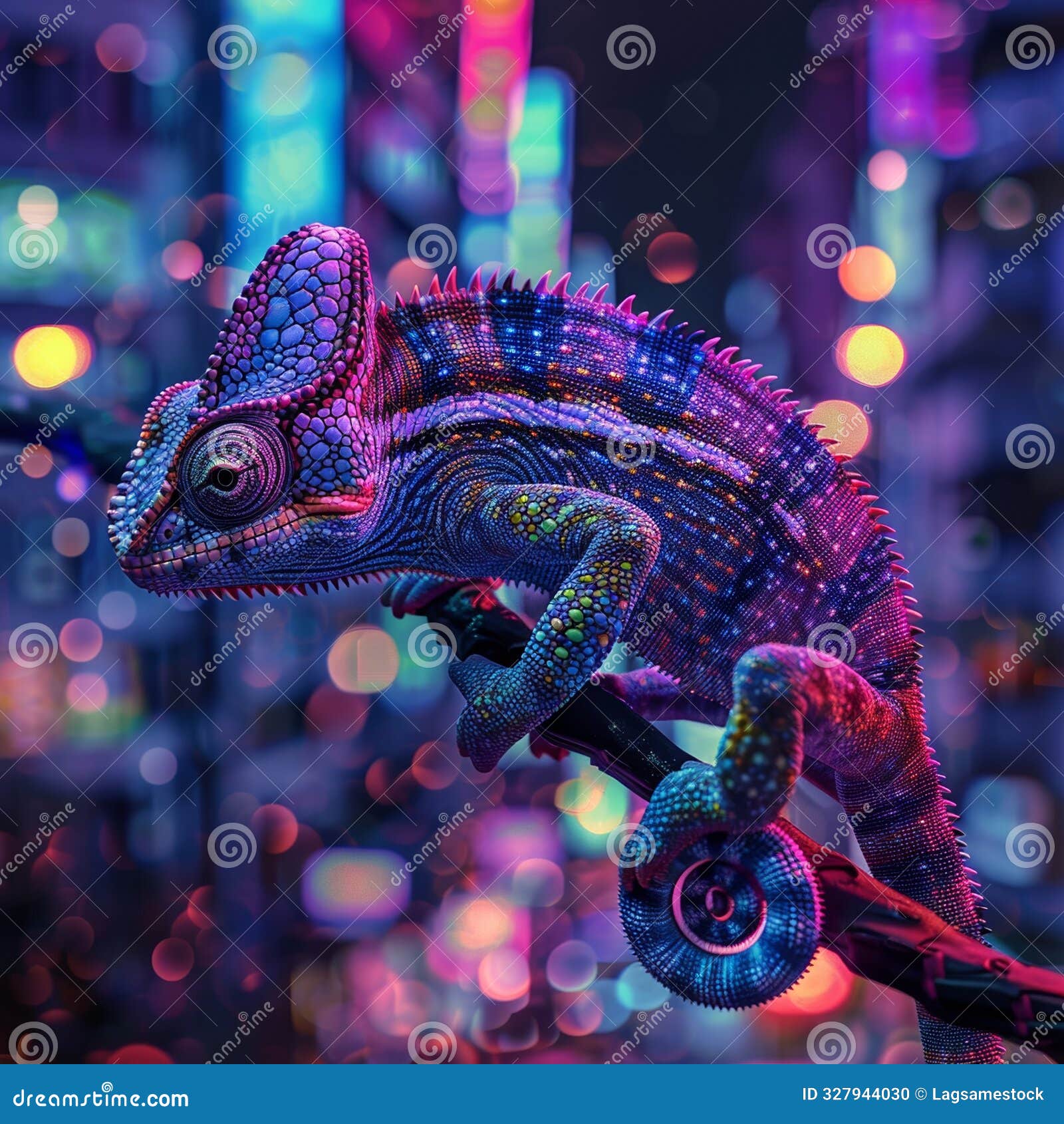 A Translucent Chameleon With Visible Internal Anatomy, Showcasing Its ...