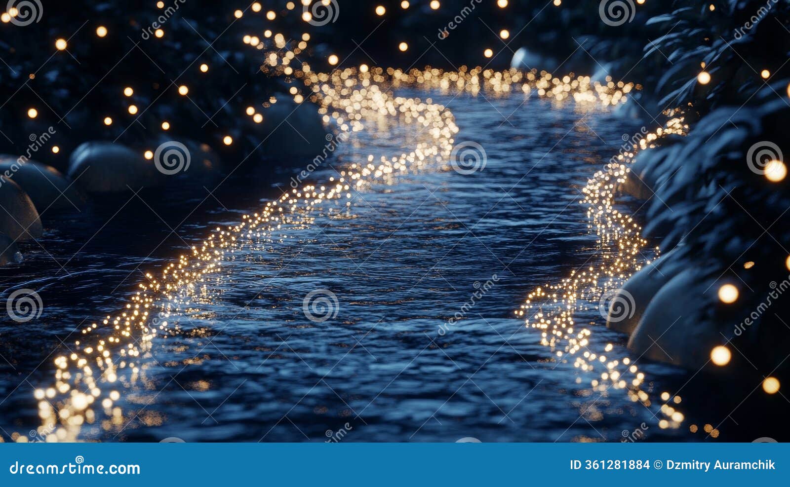 Mesmerizing Nighttime Traffic Trails On A Bustling Highway Under A Star ...