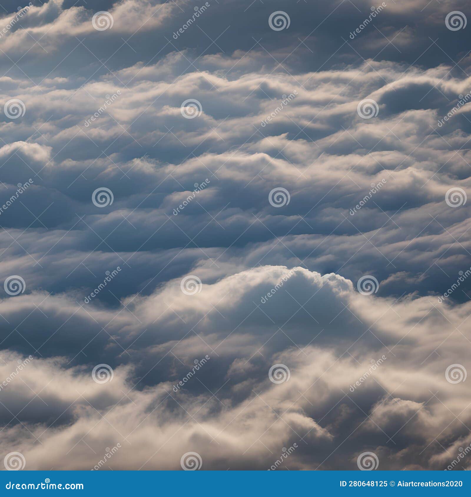 A Mesmerizing Pattern of Swirling Clouds and Mist, Creating a Serene ...