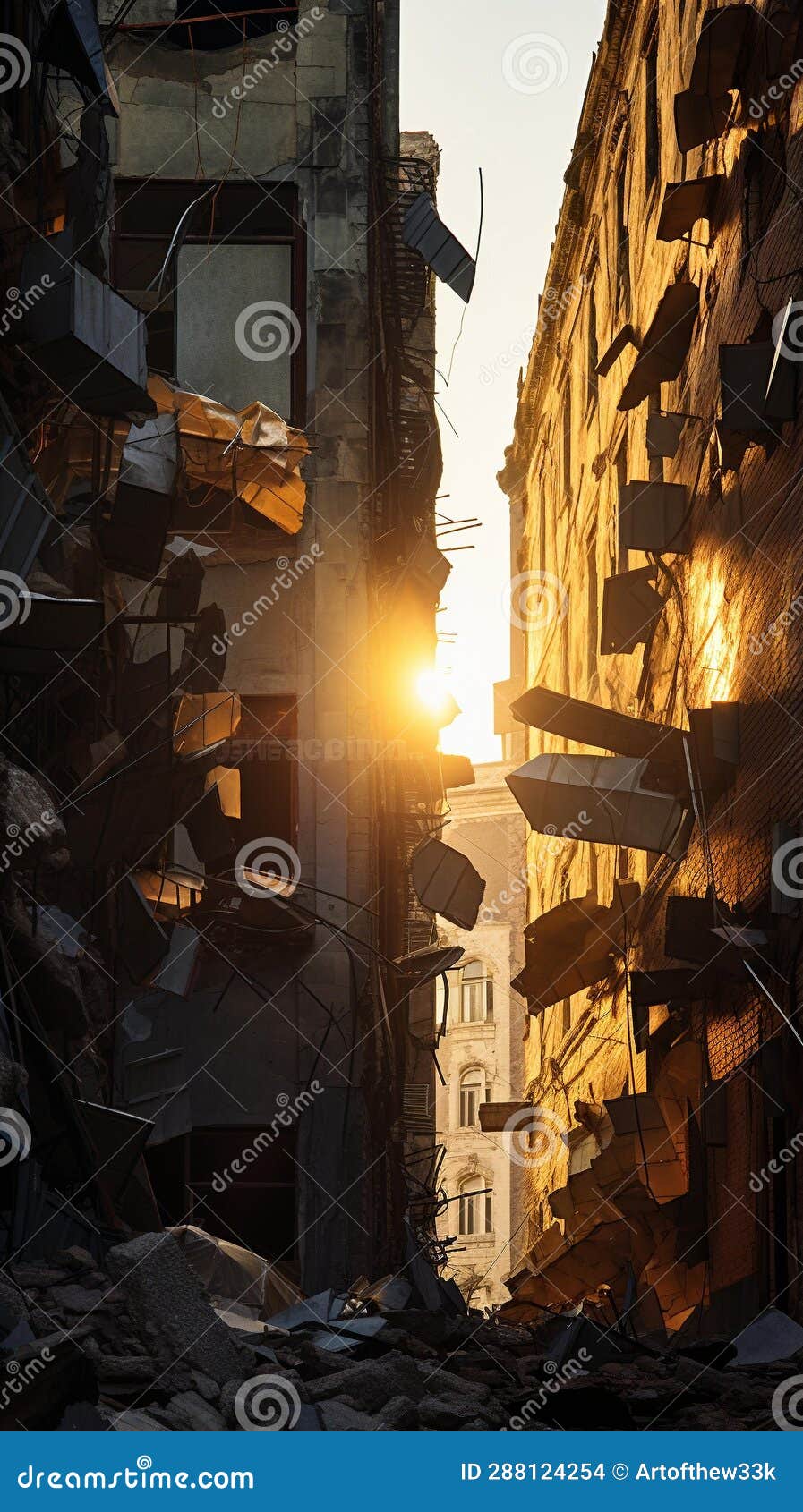 Decaying Beauty: Abstract Cracked Structures in a Desolate Urban ...