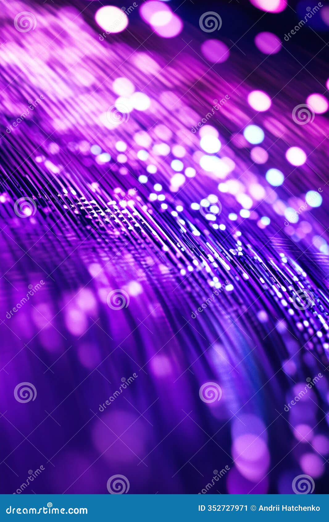 Mesmerizing Purple Digital Frequency Bars Performing an Intricate Dance ...