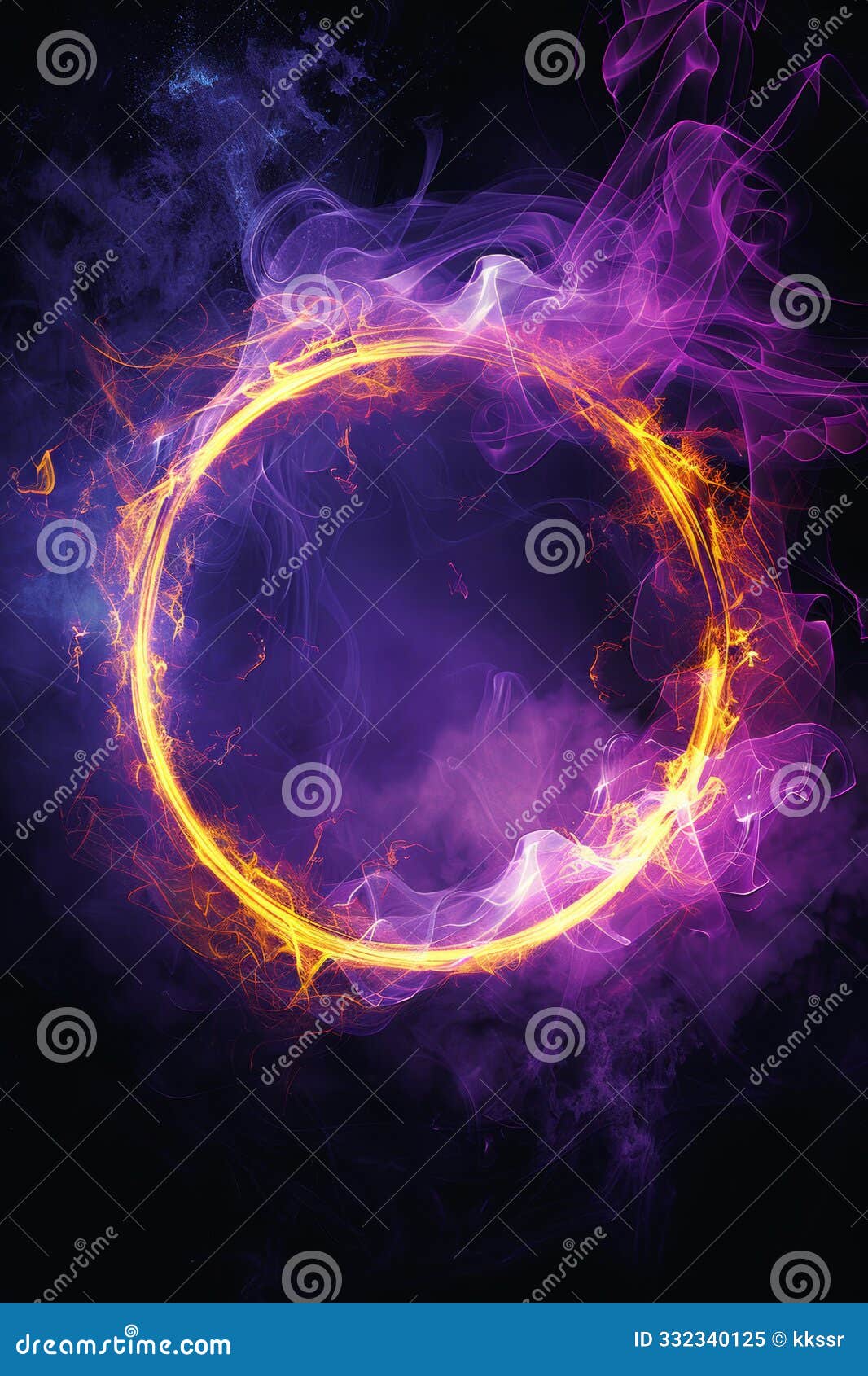 Red Smoke Circle Or Fog Track Isolated On Transparent Background Vector ...