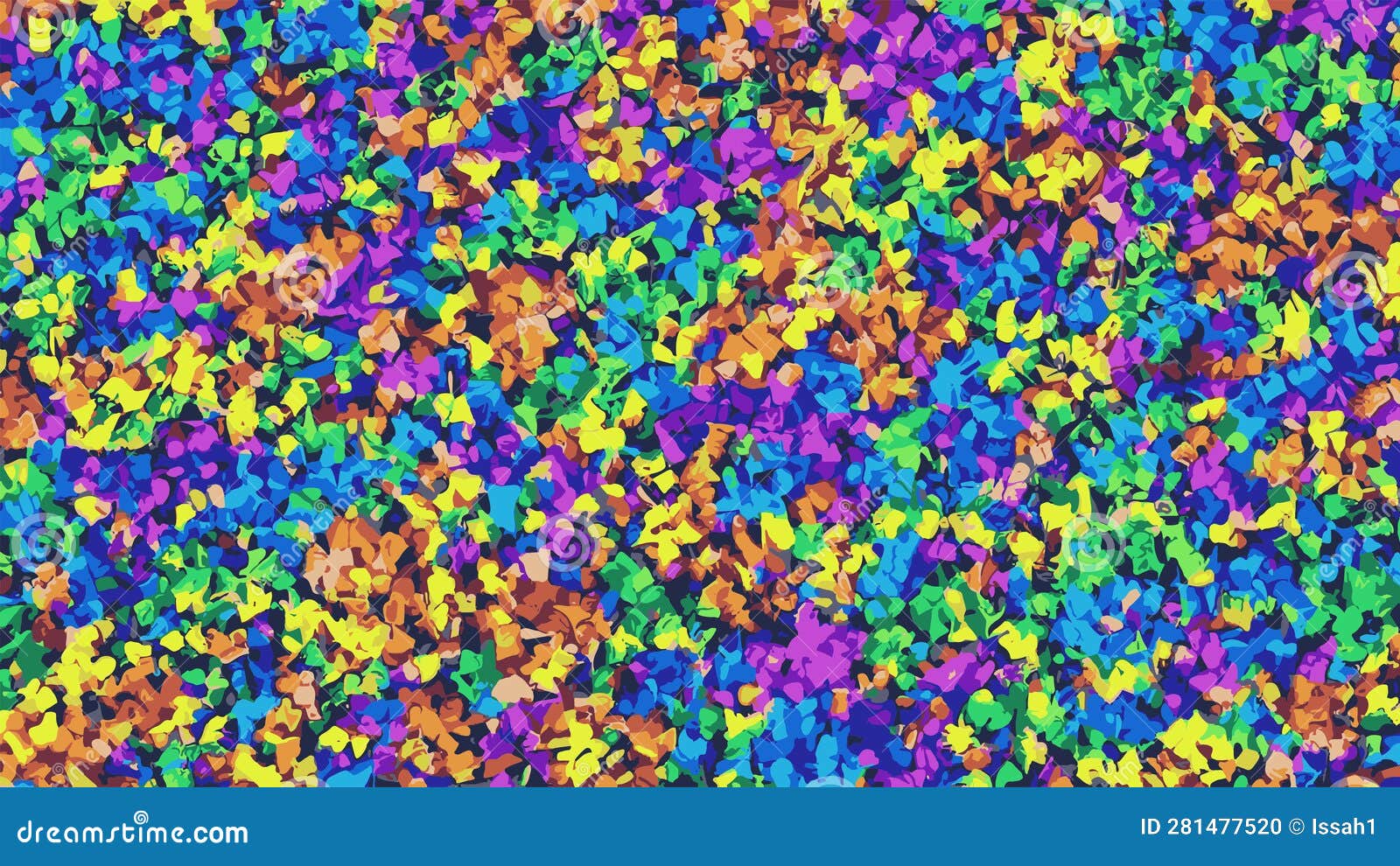 Mesmerizing Rainbow Abstract 3d Perspective Geometric Pattern With A ...