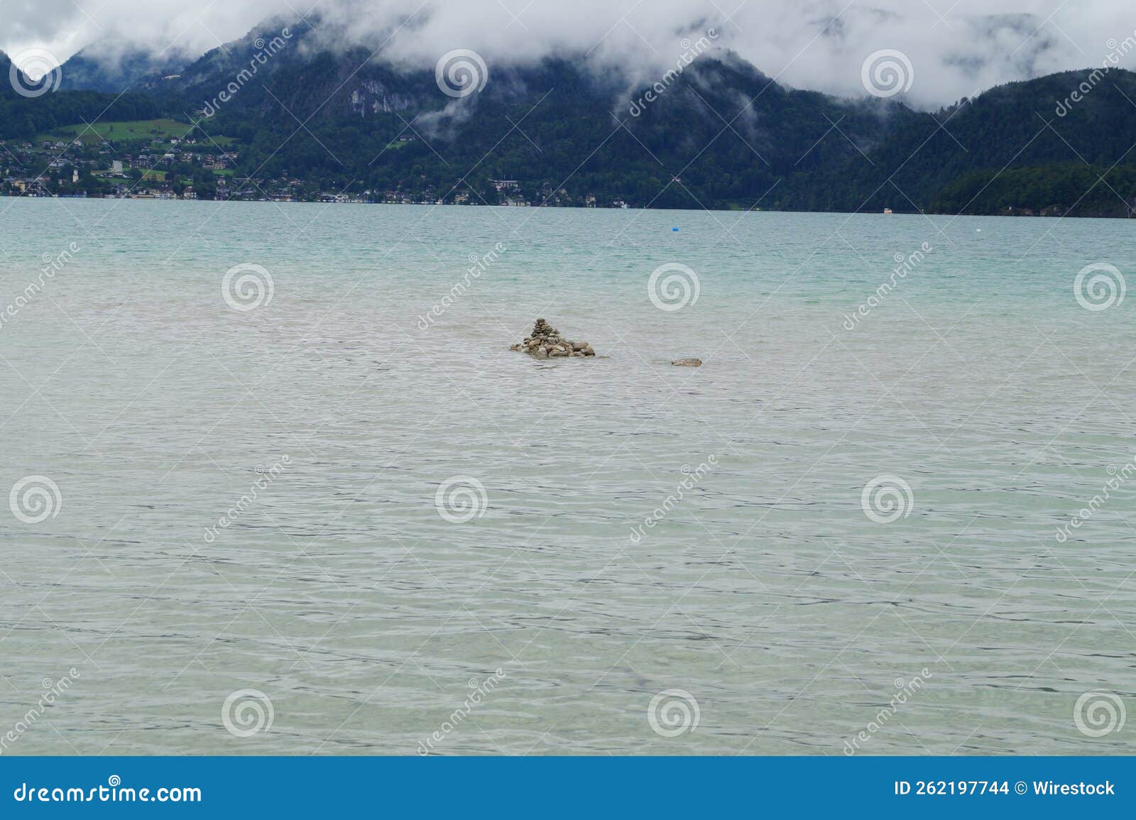 Mesmerizing Scenery of Lake and the Forest Stock Photo - Image of ...