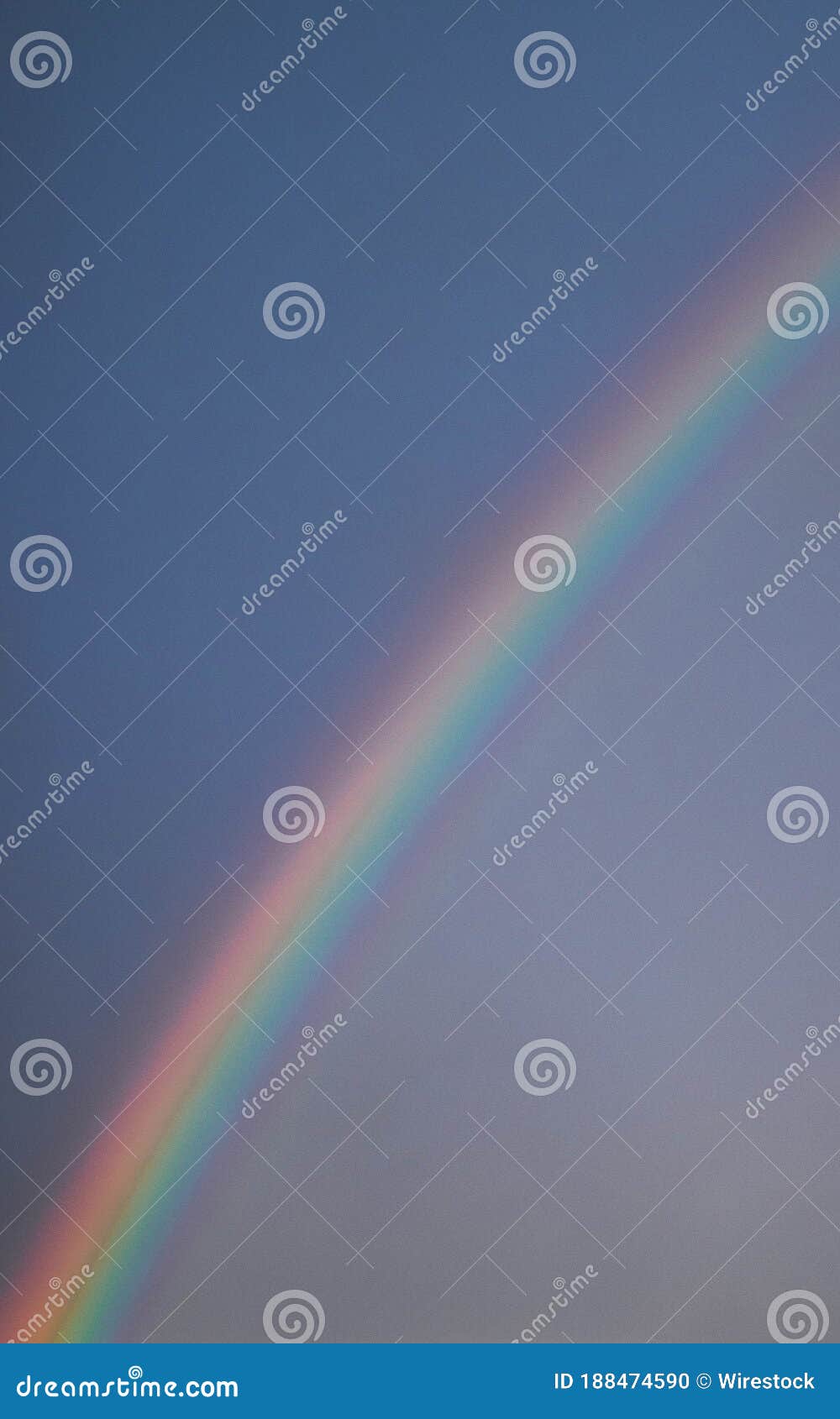 Mesmerizing Scenery of the Rainbow in the Sky Stock Photo - Image of ...