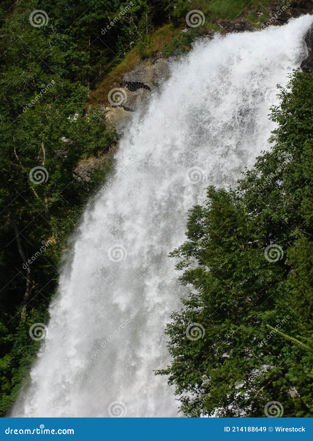 Mesmerizing Scenery of a Waterfall Stock Image - Image of mountain ...