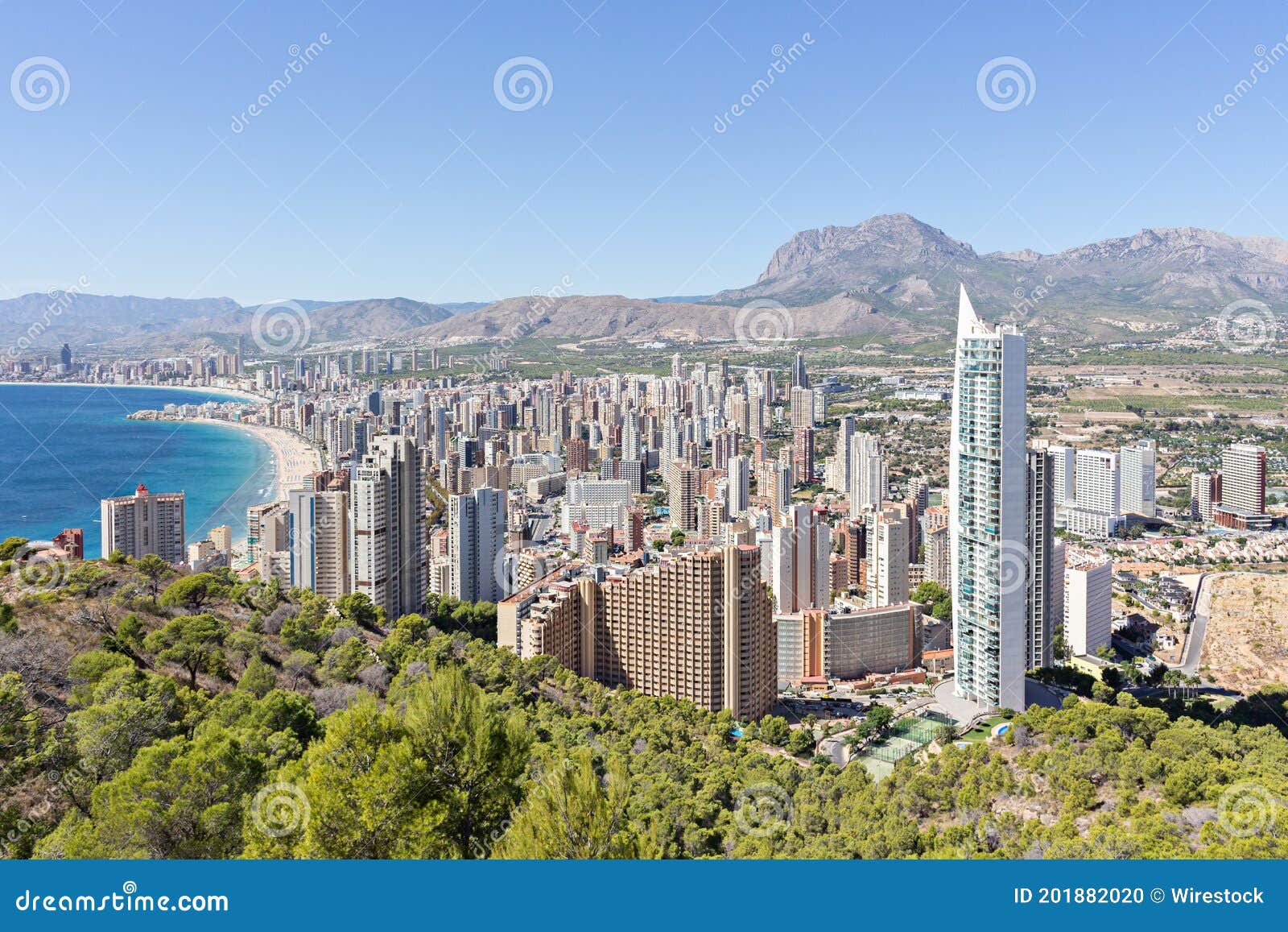 Mesmerizing Shot of a Beautiful Benidorm Cityscape with Mediterranean ...