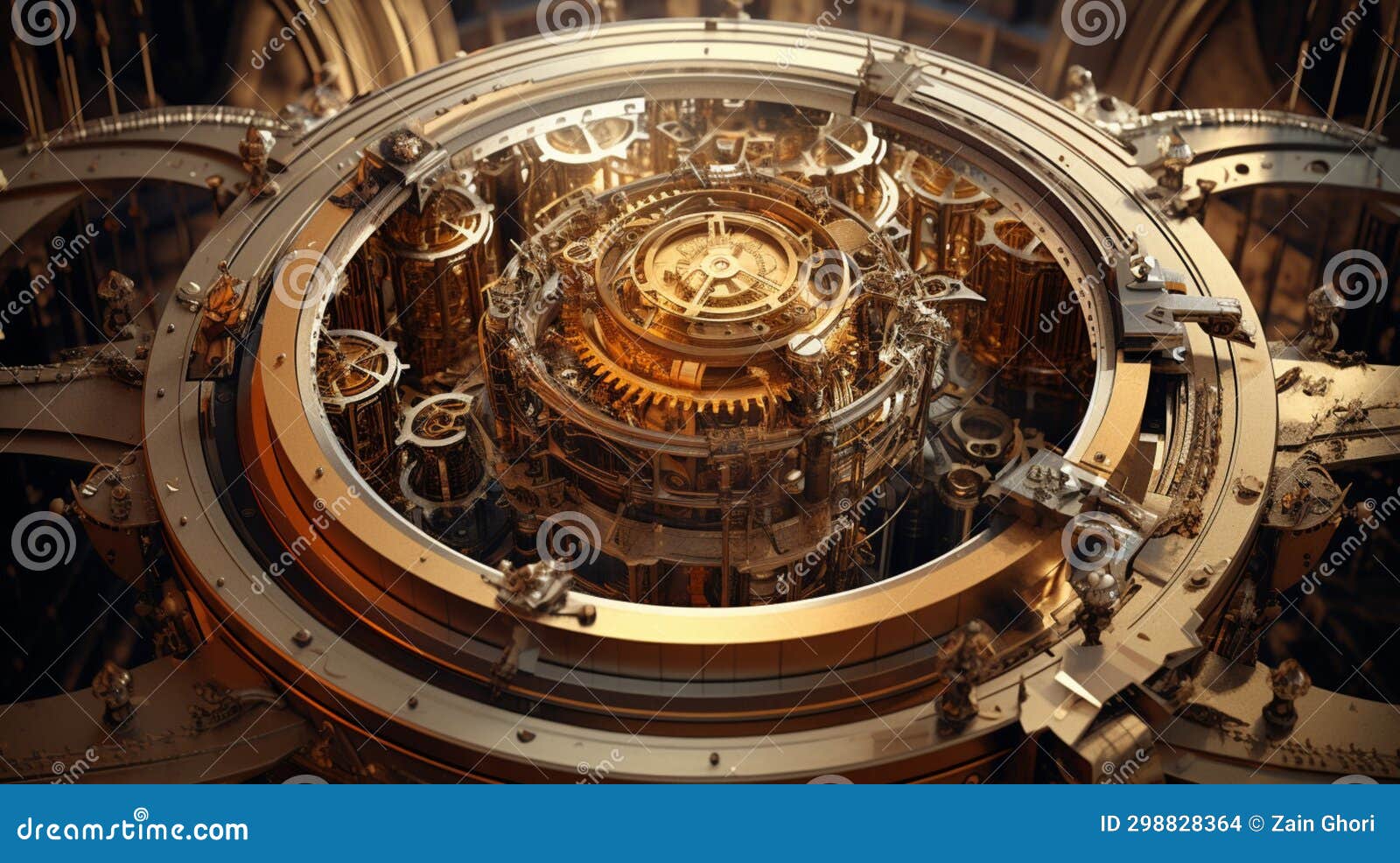 Visualization of an Intricately Detailed, Steampunk-inspired Time ...