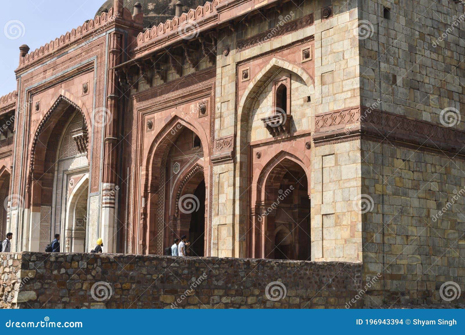 A Mesmerizing View of Architecture of Main Tomb at Old Fort from Side ...