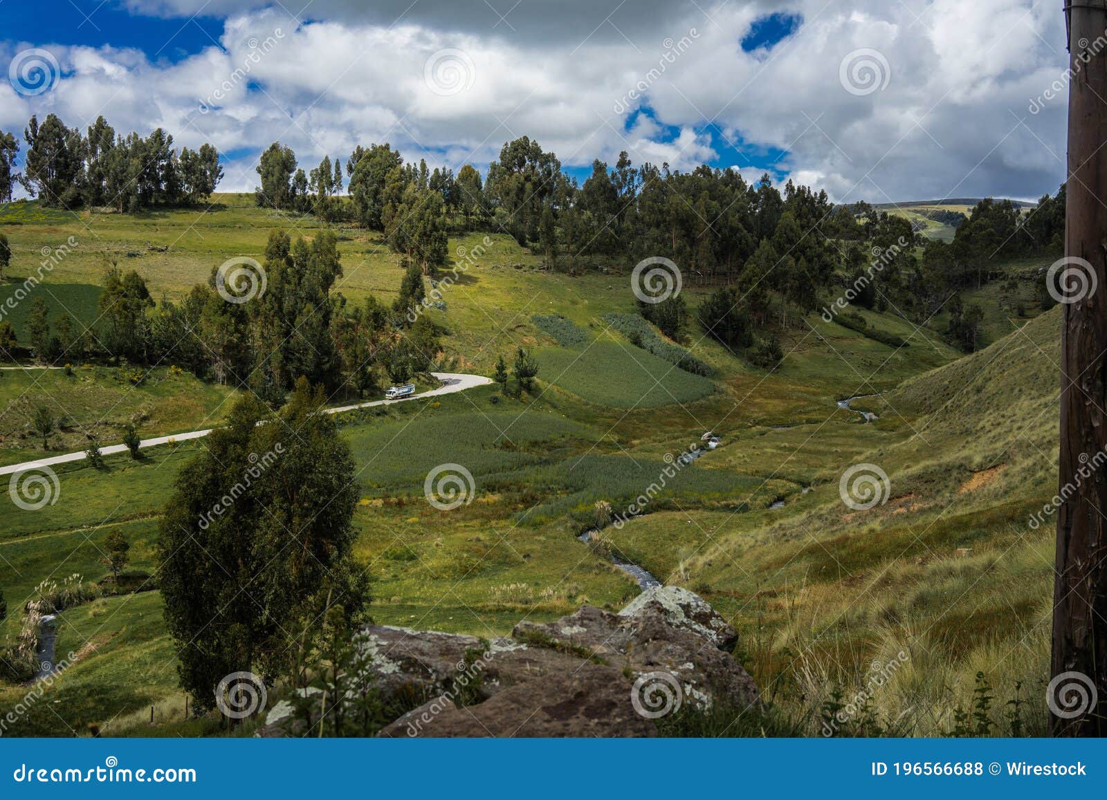 Mesmerizing View of a Beautiful Mountainous Landscape Stock Photo ...