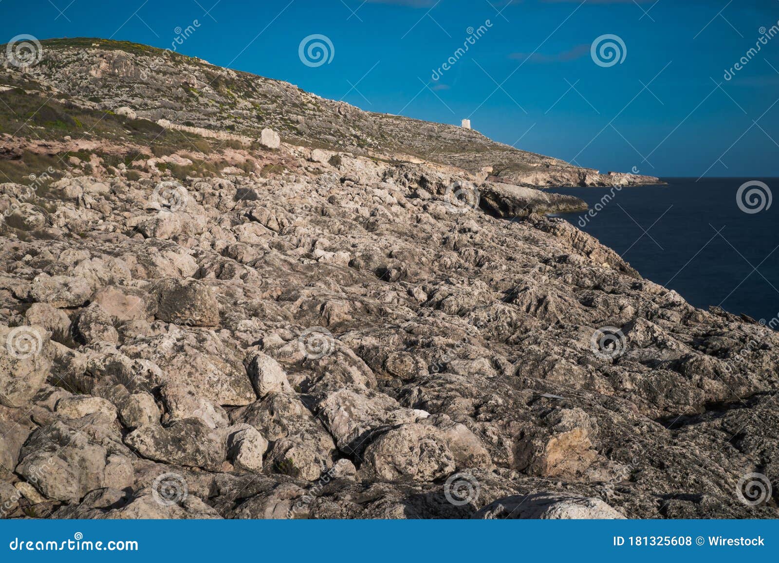 Mesmerizing View of the Caves of Ghar Lapsi and the Calm Sea in Malta ...