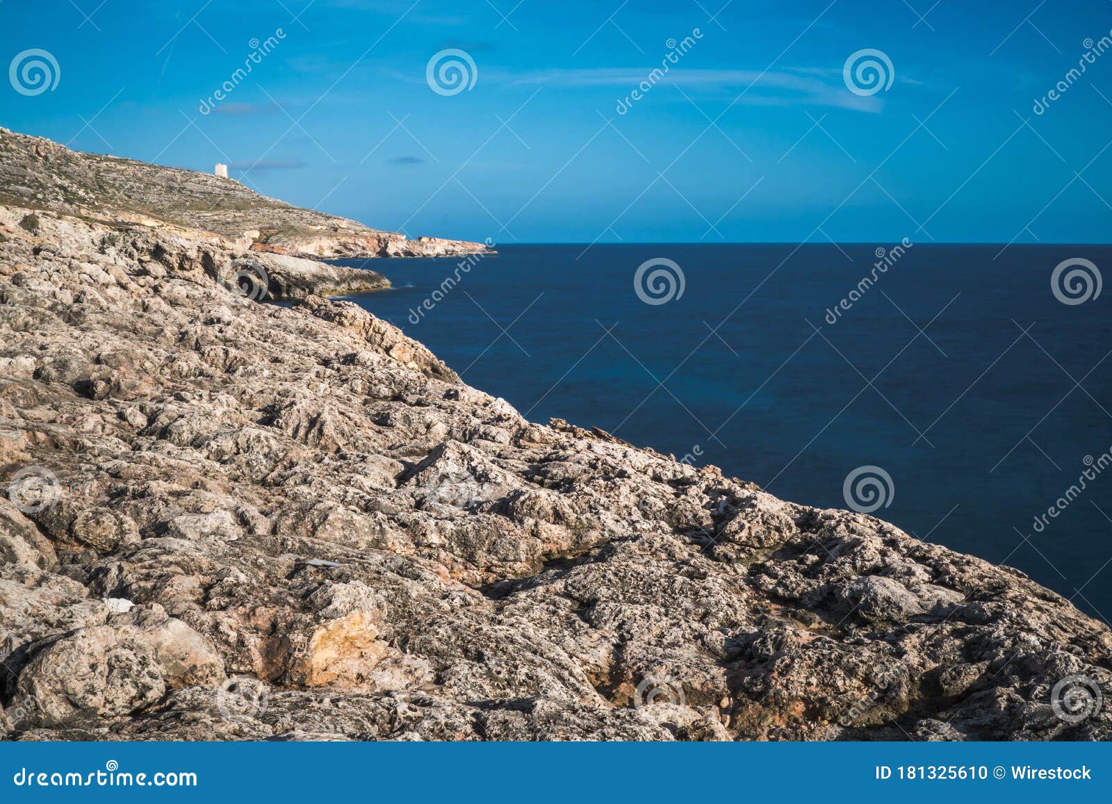 Mesmerizing View of the Caves of Ghar Lapsi and the Calm Sea in Malta ...