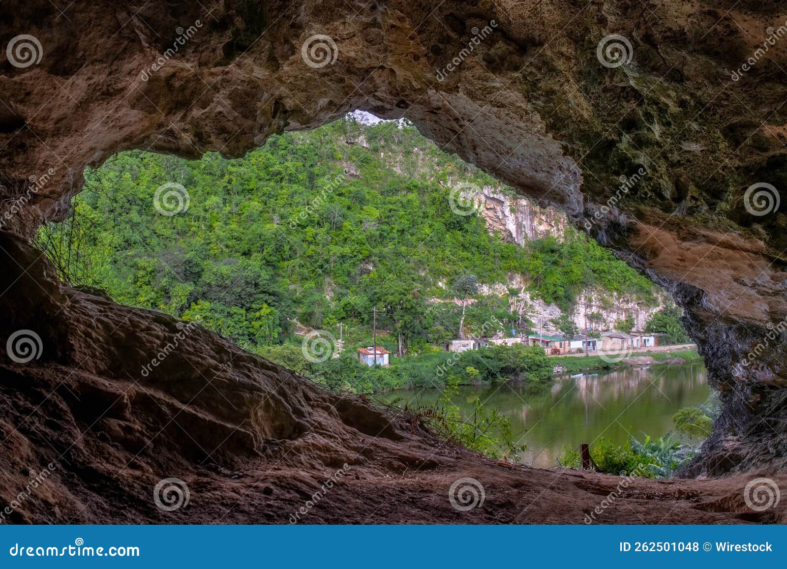 Mesmerizing View of Cueva Del Indio, Cuba Stock Photo - Image of dark ...