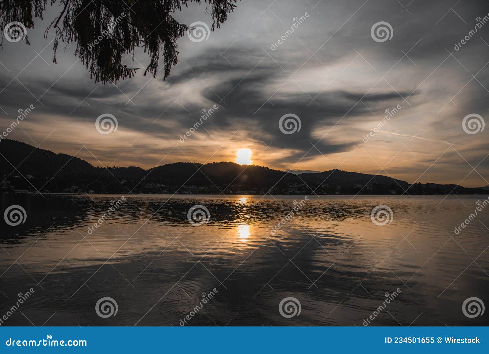 Mesmerizing View of the Sea during the Sunset Stock Image - Image of ...