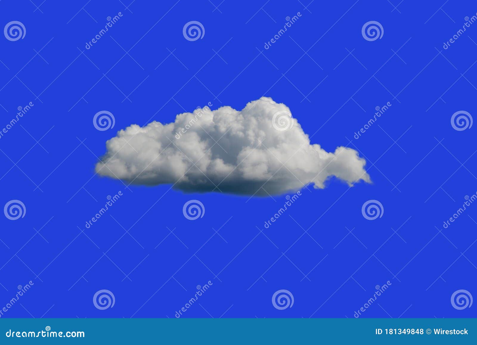 Mesmerizing View of the Single Cloud in a Blue Sky - Perfect for ...