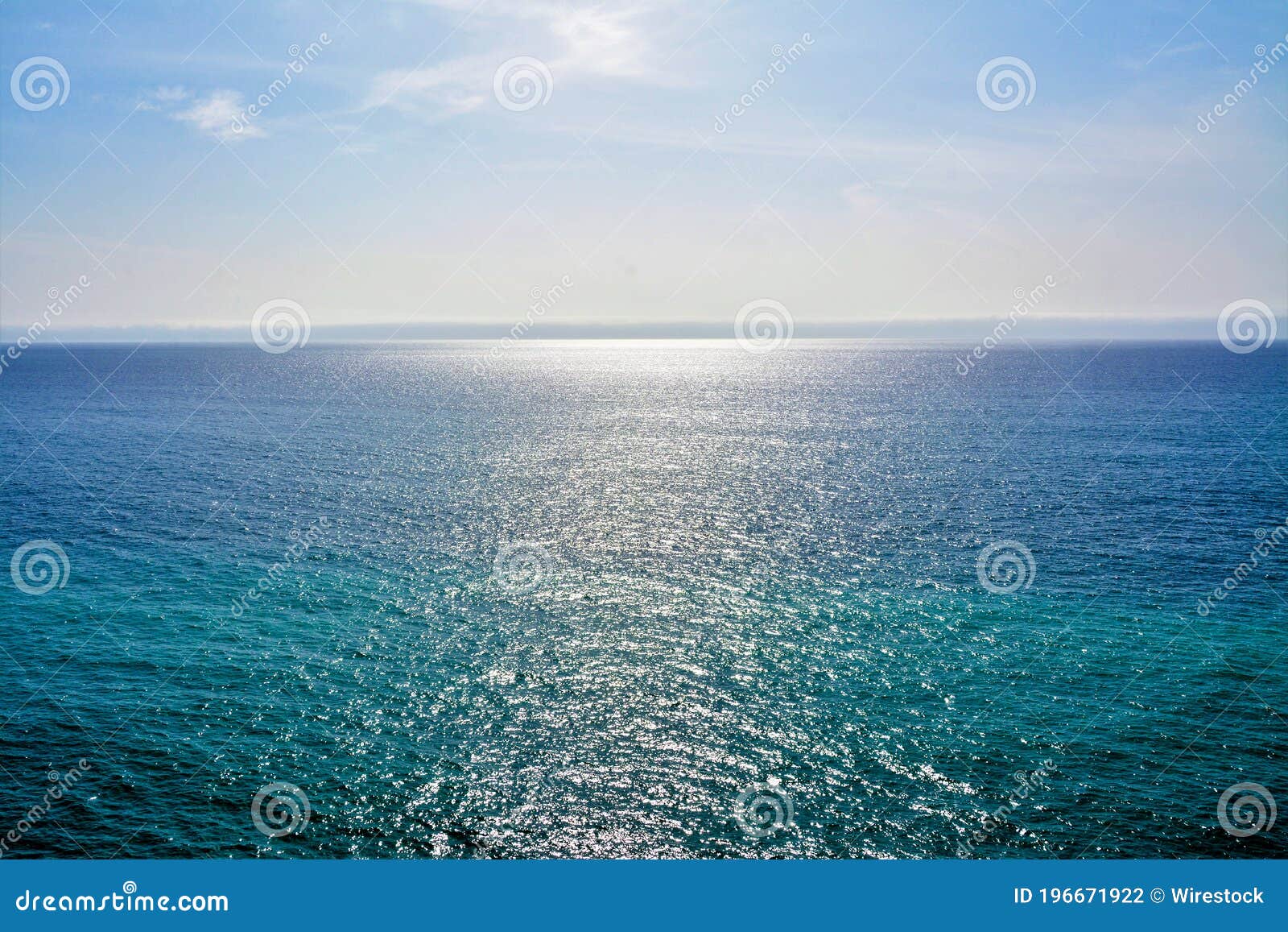 Mesmerizing View of Sunlight Reflected in Seawater Stock Photo - Image ...