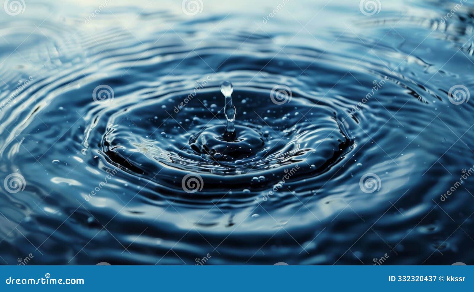Mesmerizing Water Ripples Create A Serene Background. Stock Photo ...