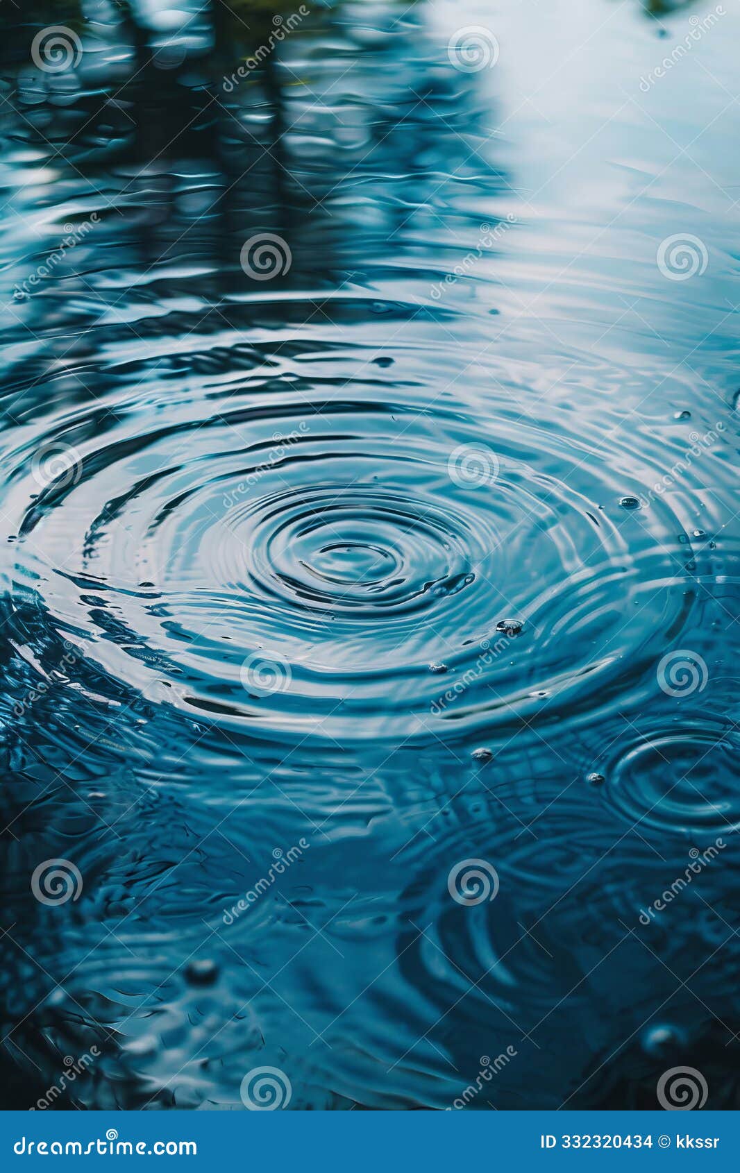 Mesmerizing Water Ripples Create Serene Background Stock Illustration ...