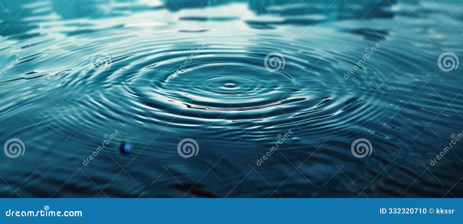 Mesmerizing Water Ripples Create A Serene Background. Stock Photo ...